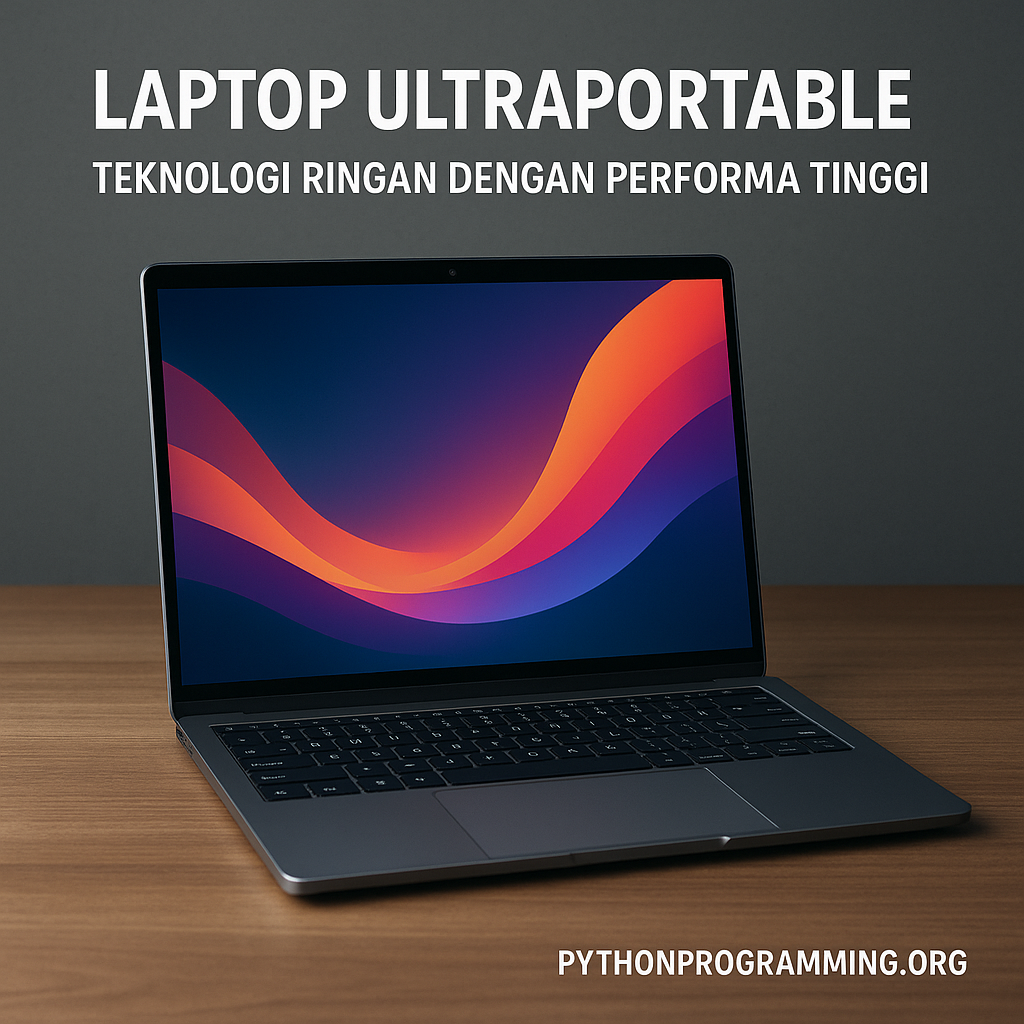 Laptop Ultraportable: Teknologi Ringan dengan Performa Tinggi